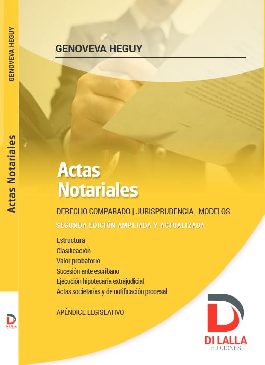 Actas Notariales - Ultima Edicion - ediciones dyd
