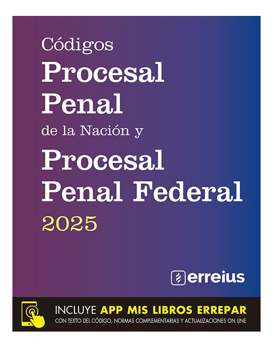 Código Procesal Penal Nación Y Procesal Penal Federal 2025 - ediciones dyd