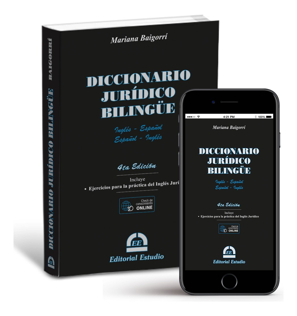 Diccionario Jurídico Bilingüe - Ultima Edicion - ediciones dyd