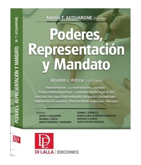 Poderes, Representación Y Mandato - ediciones dyd