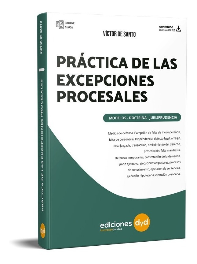 Práctica De Las Excepciones Procesales - ediciones dyd